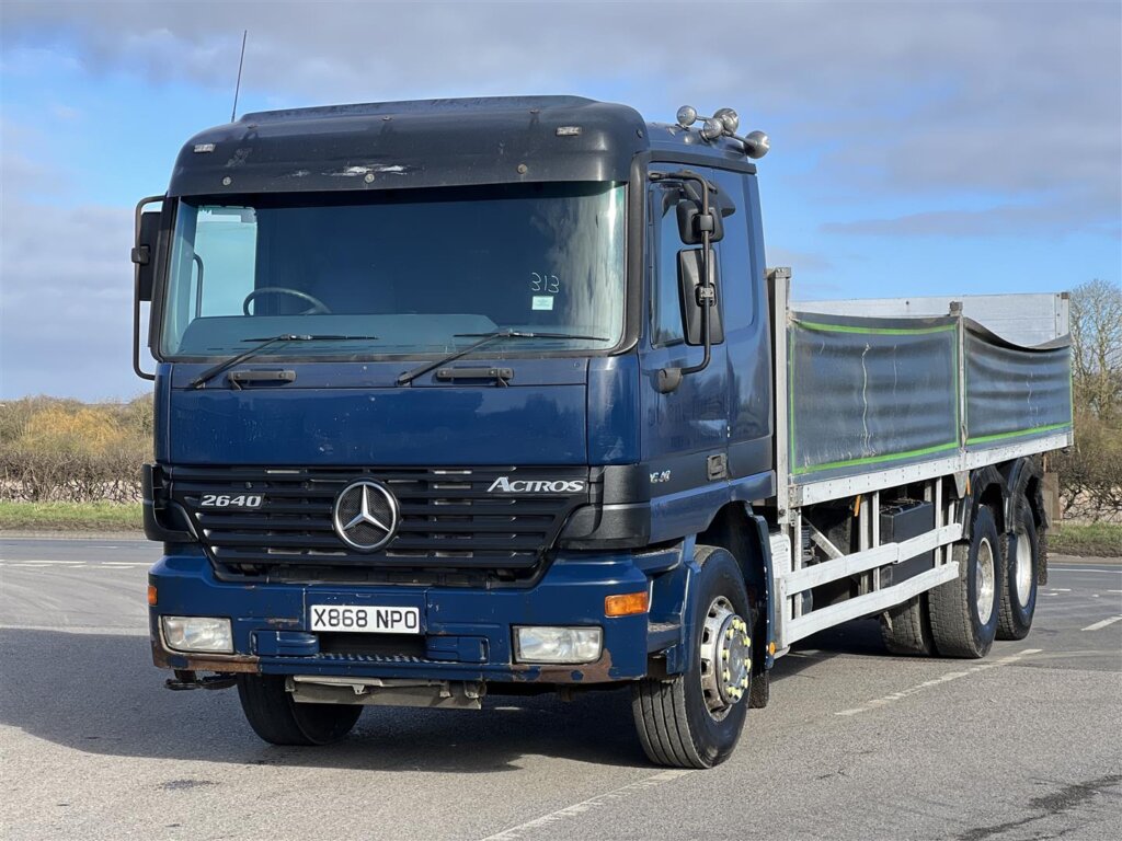 Mercedes Benz 2640 Actros 6x4 Dropside Body - (Reg - X868 NPO) - Britcom