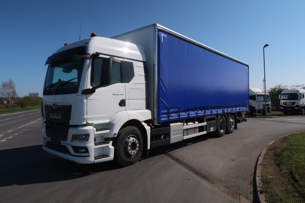 MAN Wheelbase & Chassis Extension, Curtainside Body - Britcom
